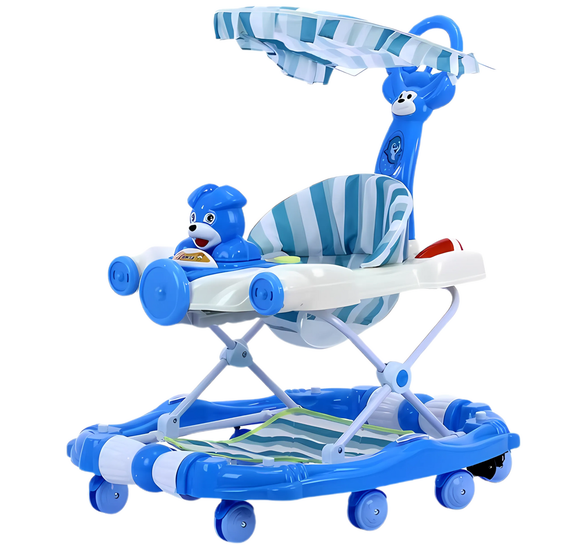 LIAL Premium Plastic Baby Walker - BLUE - (W 612-3)
